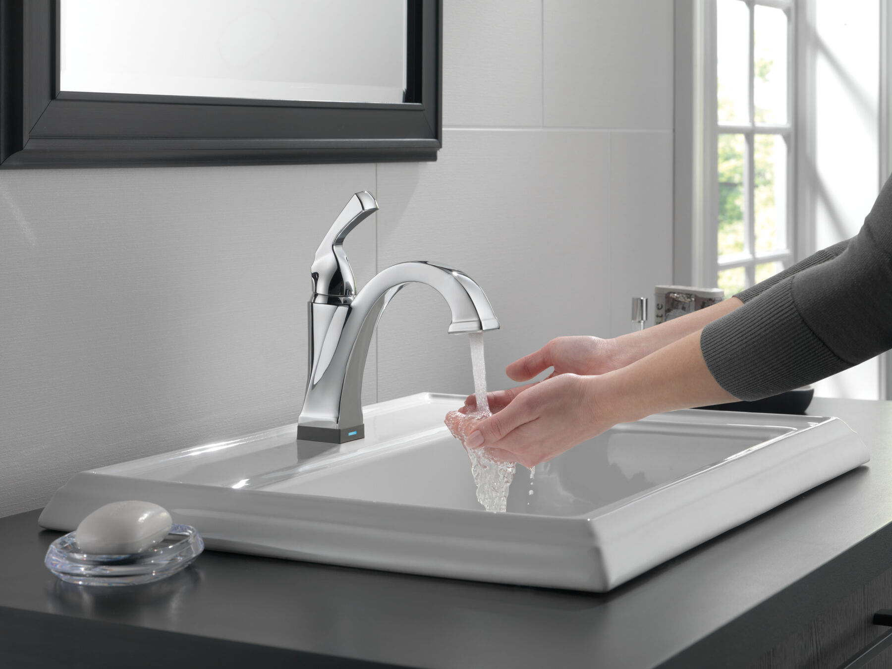 Touch2O® Bathroom Faucet with Touchless Technology in Chrome 551T-DST ...